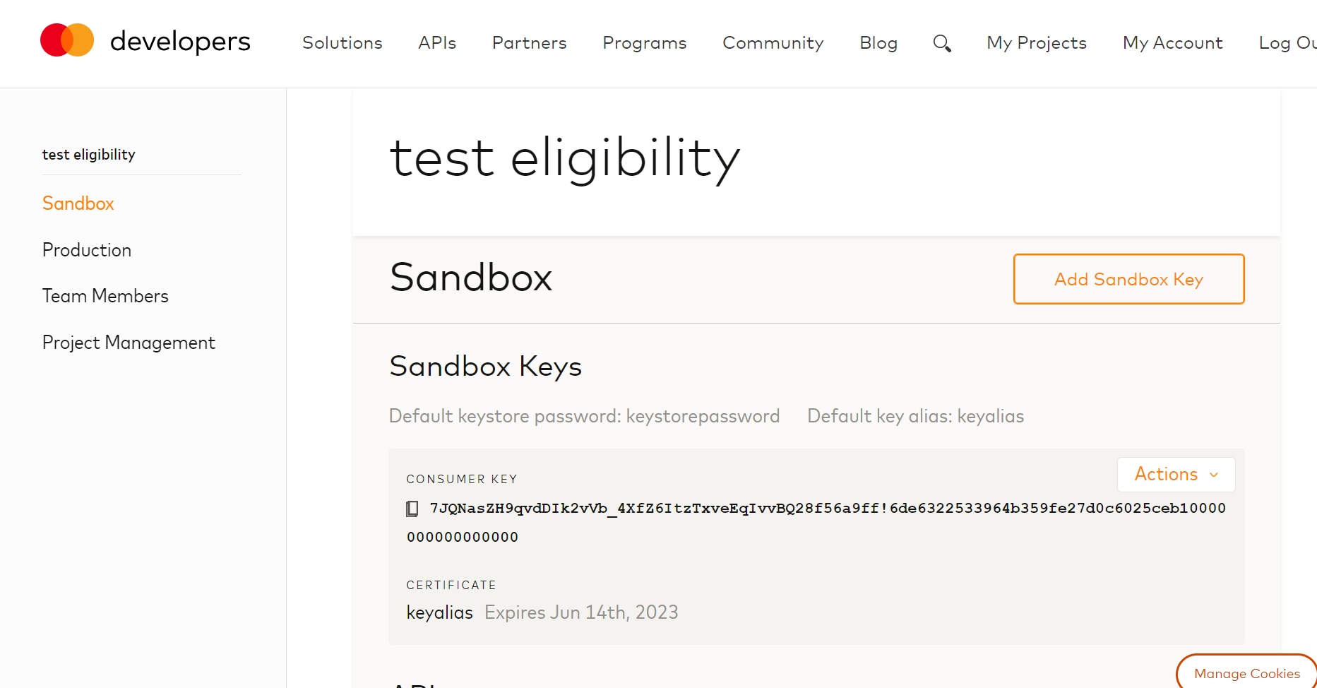 Mastercard Developers