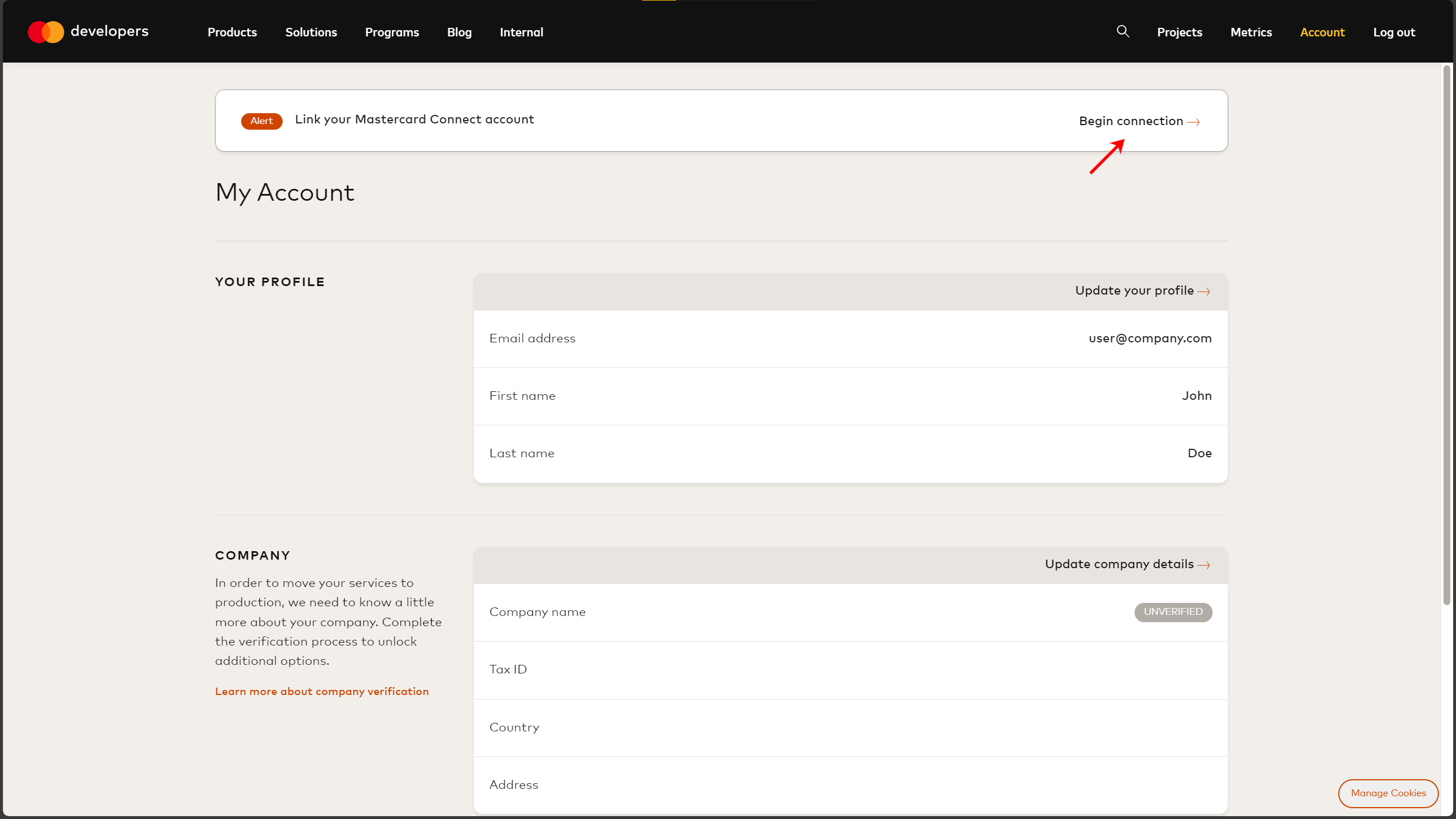 Mastercard Developers