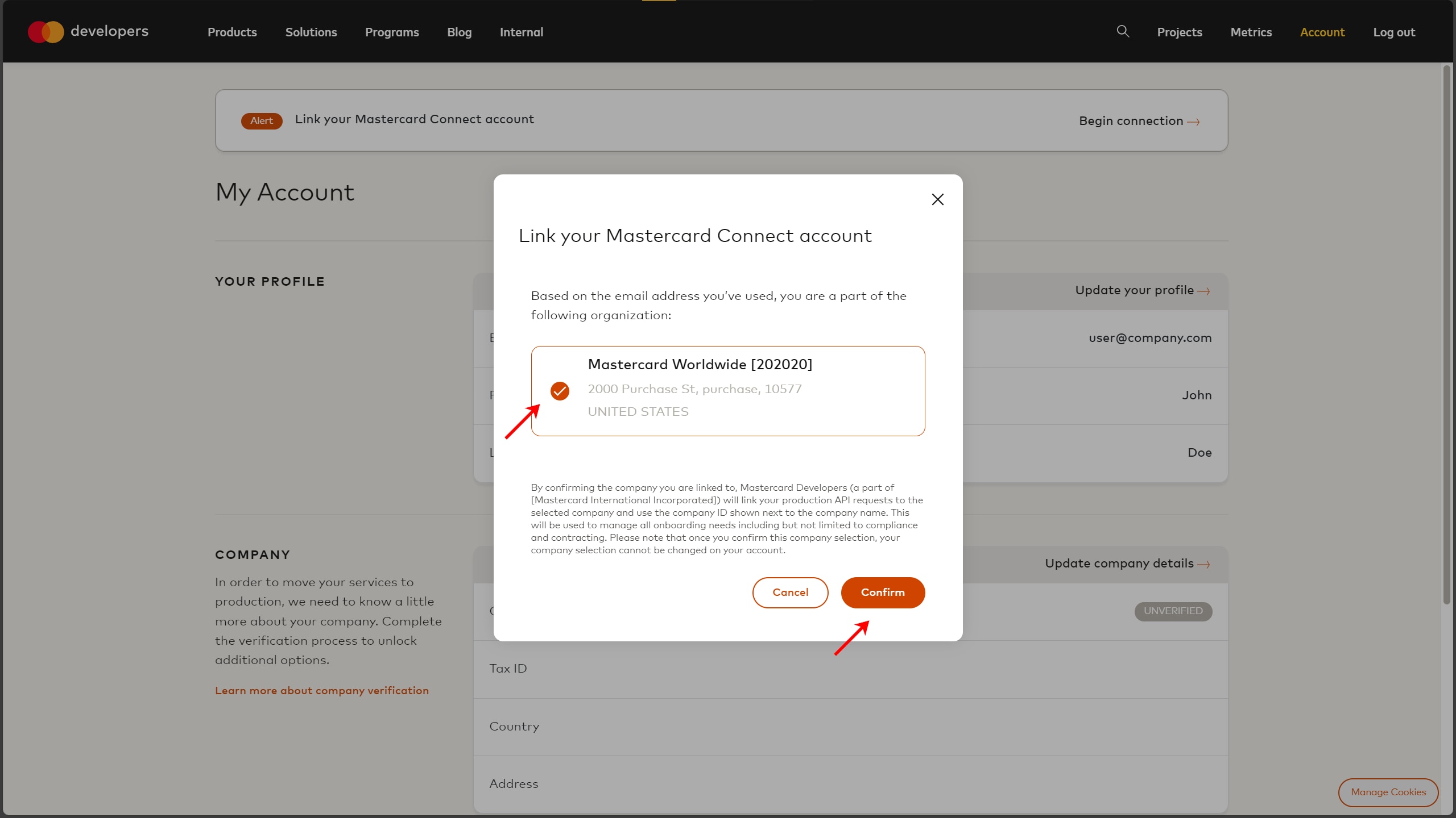 Mastercard Developers
