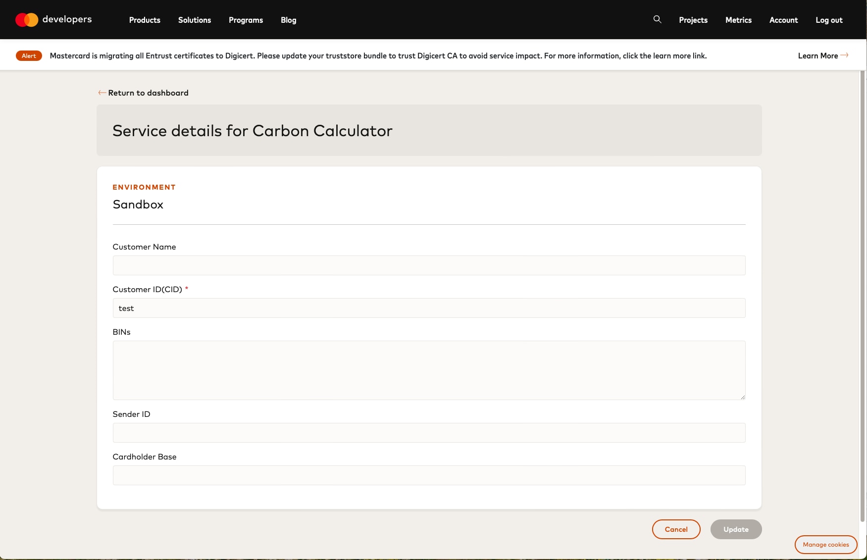 Mastercard Developers