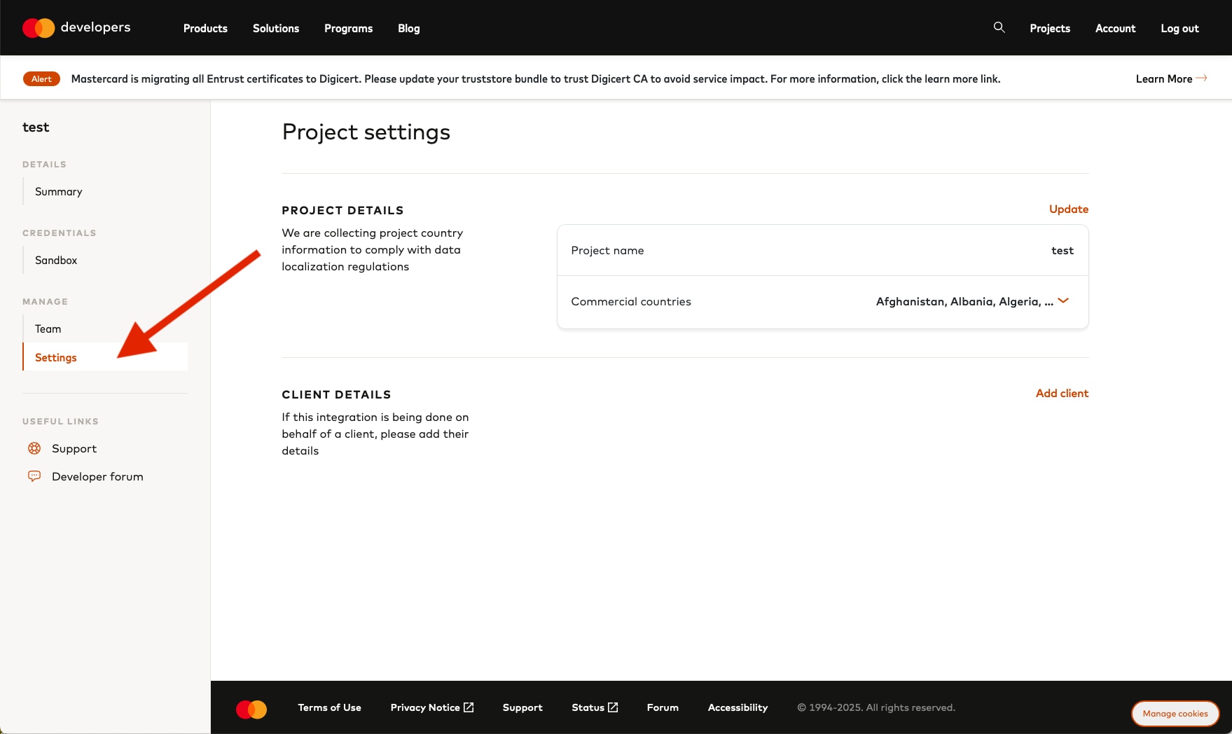 Mastercard Developers
