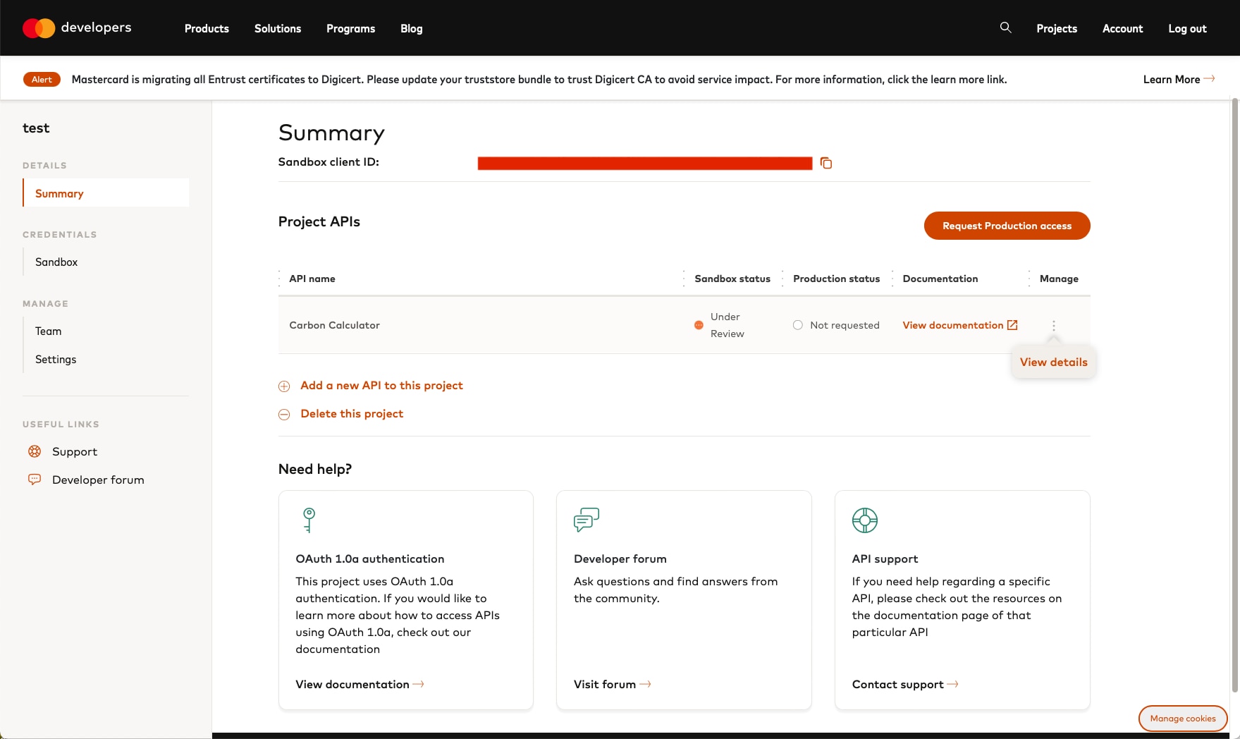 Mastercard Developers